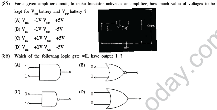 NEET UG Physics Semiconductor Electronics MCQs, Multiple Choice Questions